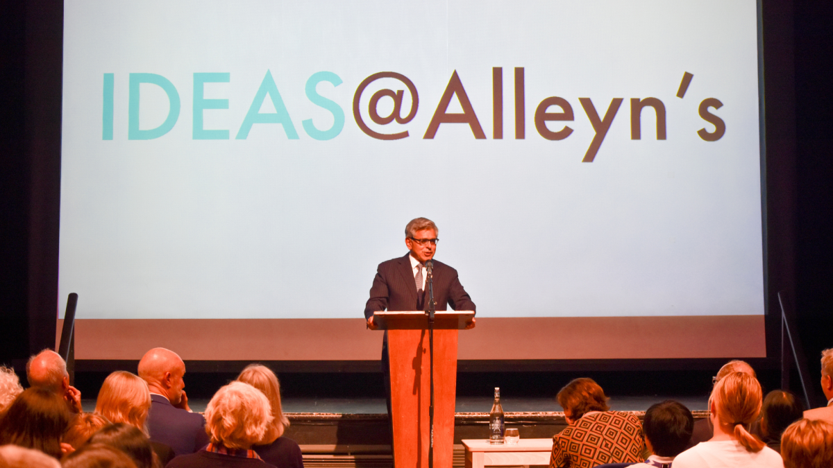 Lord Kakkar addresses IDEAS@Alleyn’s on Opportunity, Institutions and ...
