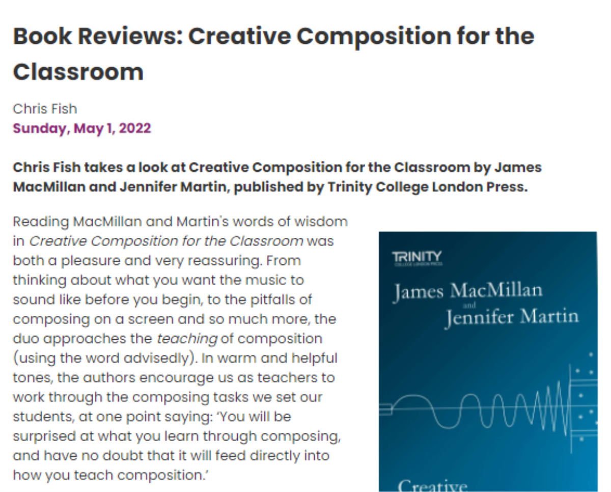 Music Teacher Magazine | News | Alleyn's School