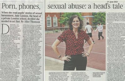 The Times: Jane Lunnon on the Use of Mobile phones | News | Alleyn's School