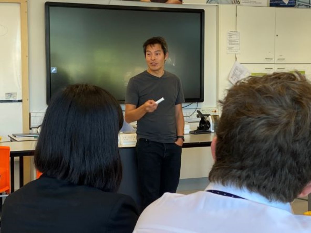 Back to School with Professor Kevin Fong | News | Alleyn's School