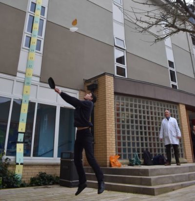 House Pancake Tossing | News | Alleyn's School