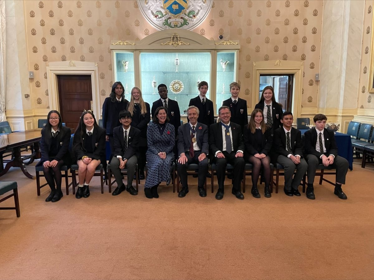 Saddlers’ Scholars Visit the Saddlers’ Hall | News | Alleyn's School